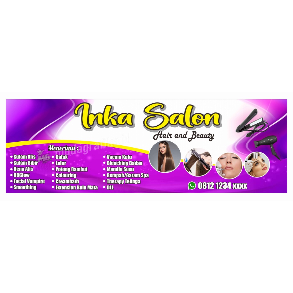 Jual Spanduk Salon /banner Salon Kecantikan | Shopee Indonesia
