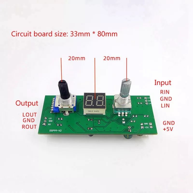 Jual Kit Digital effect DSP 99 DSP-99 V2 Echo Reverb Plus Balance ...