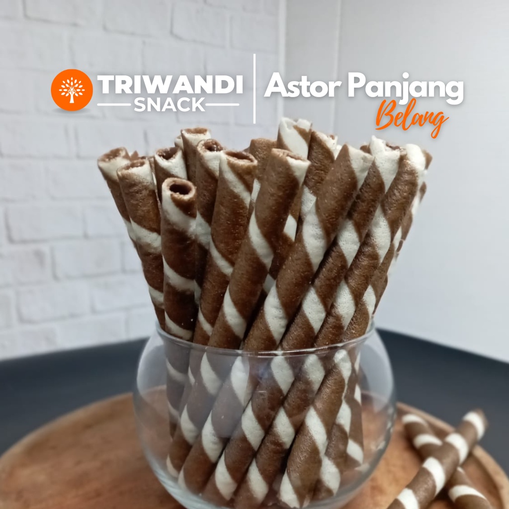Jual Wafer stick Astor Belang Panjang Coklat Vanila 100 - 250 gram ...