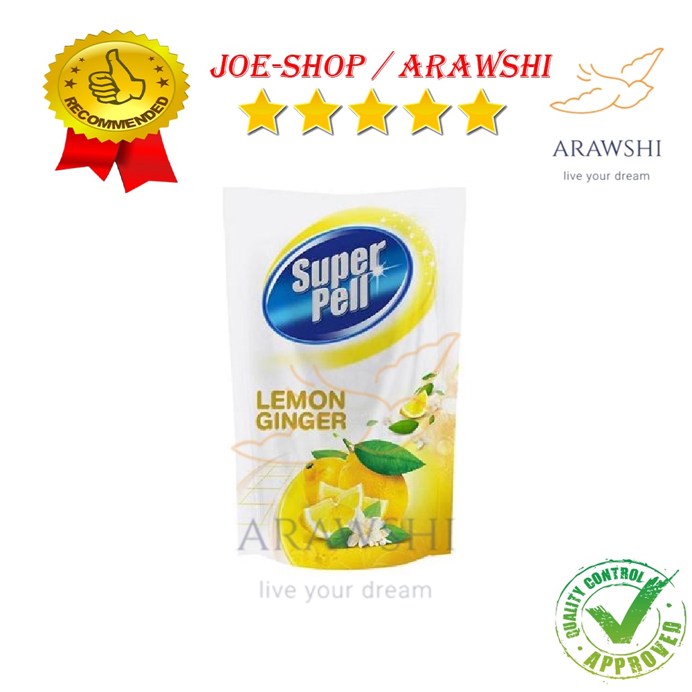 Jual SUPER PELL PEMBERSIH LANTAI LEMON GINGER 780/770mL | Shopee Indonesia