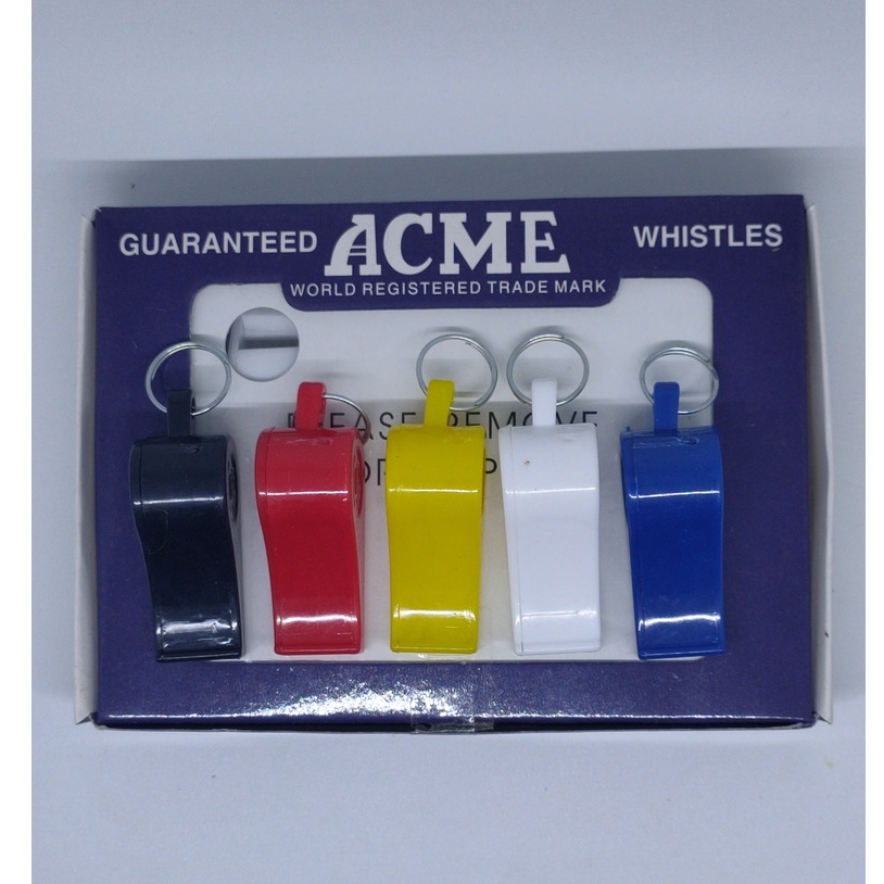 Jual (12 Peluit) Peluit Acme Aneka Warna Pluit Sempritan Acme 1 lusin ...