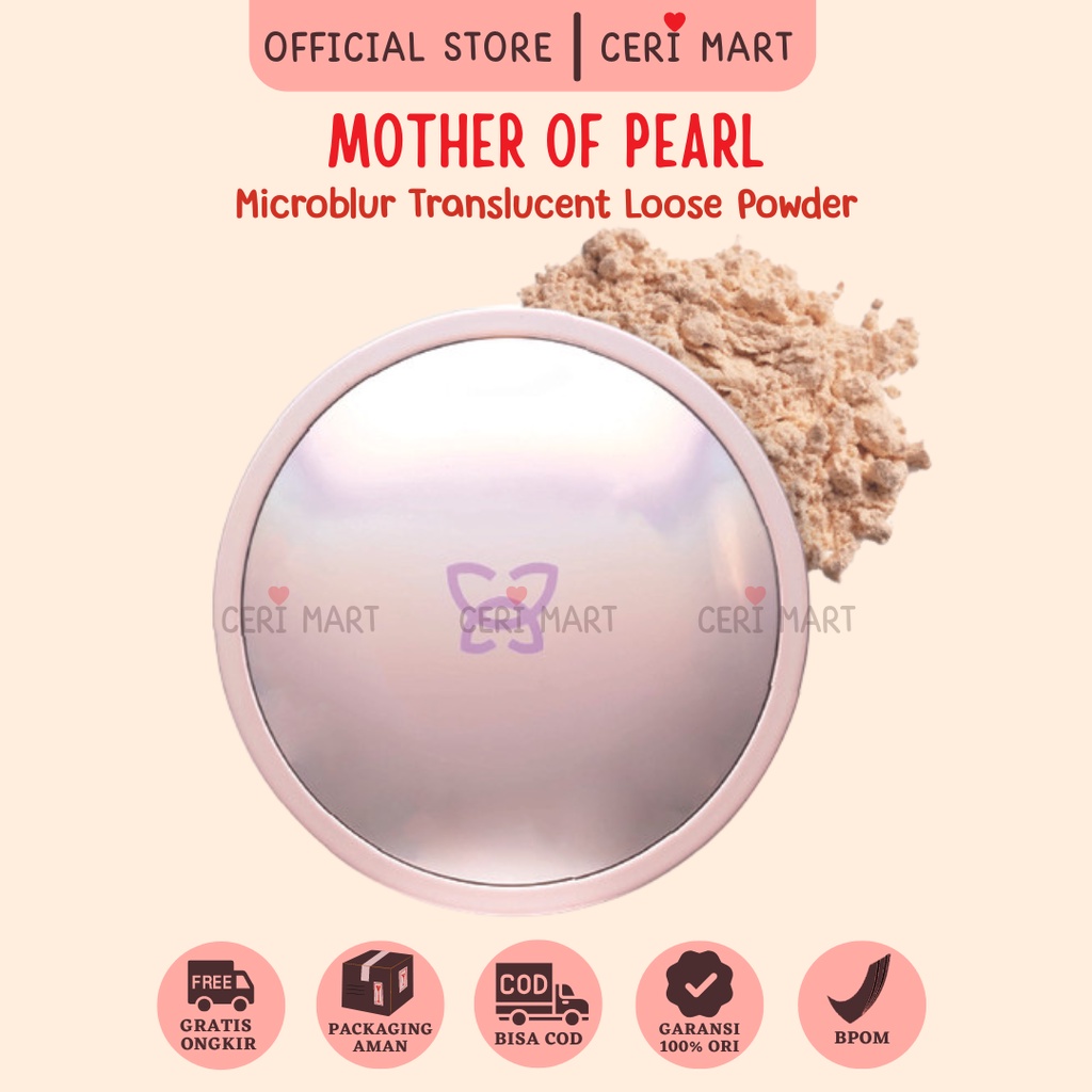 Jual MOP Mother Of Pearl - Microblur Translucent Loose Powder ...