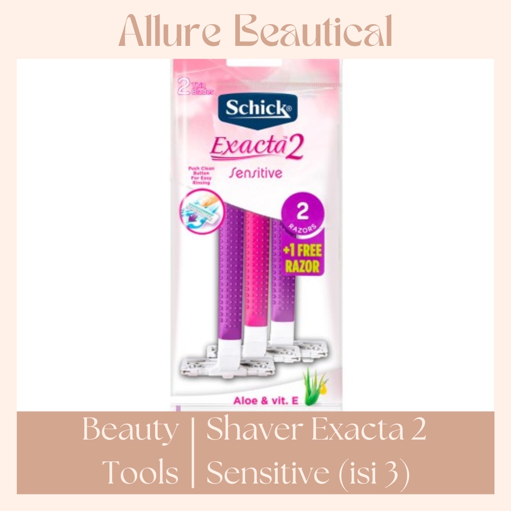 Jual Schick Exacta 2 Sensitive for Women Shaver | Shopee Indonesia