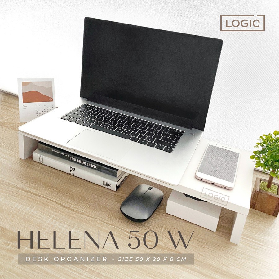 Jual Desk Organizer Monitor / Meja Komputer / Meja Laptop/ LOGIC HELENA ...