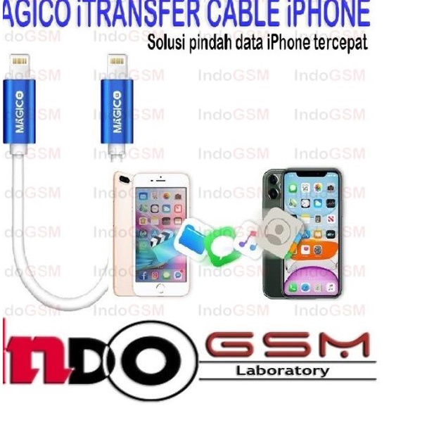 Jual KABEL RESTORE DATA IPHONE MAGICO iTRANSFER CABLE MAGICO DCSD DIAG ...