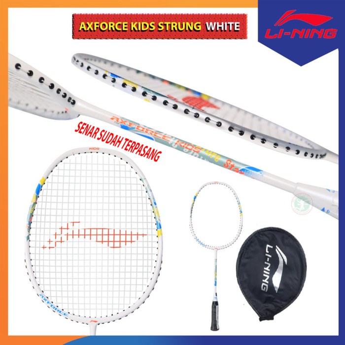 Jual LINING AXFORCE KIDS Strung Raket Badminton Anak Original | Shopee ...