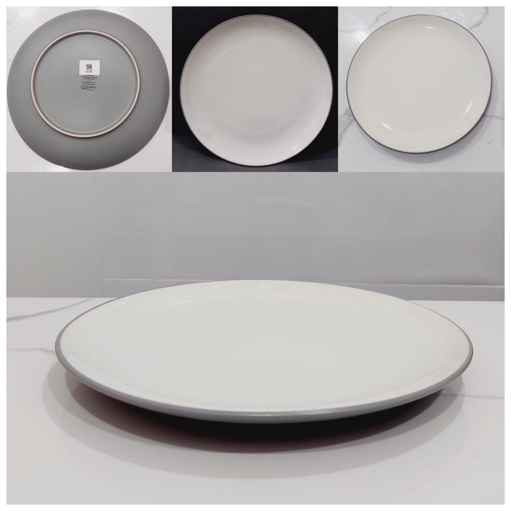 Jual PIRING KERAMIK DINNER PLATE 10,5 | Shopee Indonesia