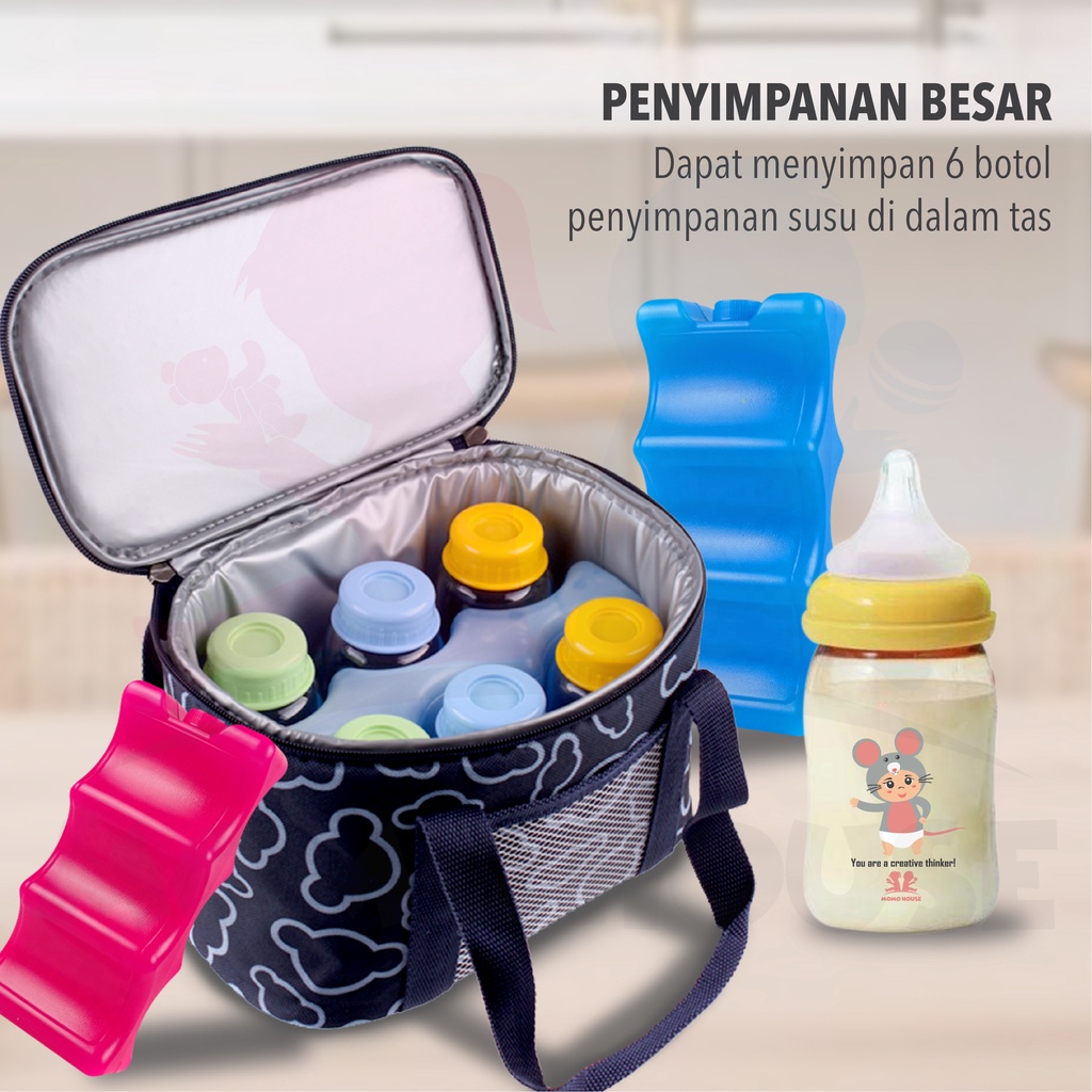 Jual MOMO HOUSE Cooler Bag Asi Tas Asi Tempat Penyimpanan Asi Cooler ...