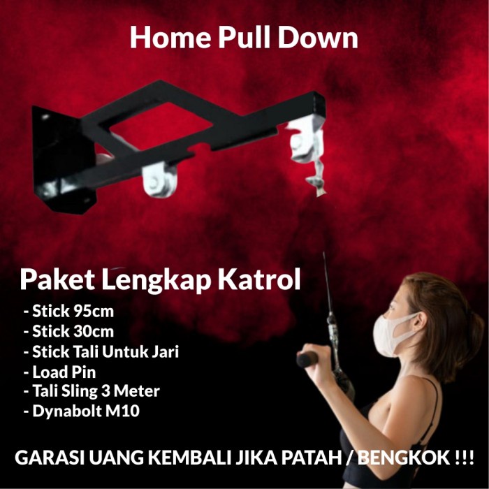 Jual PULL DOWN KATROL HOME GYM PULLDOWN TRICEP EY003, ALAT FITNES / GYM ...