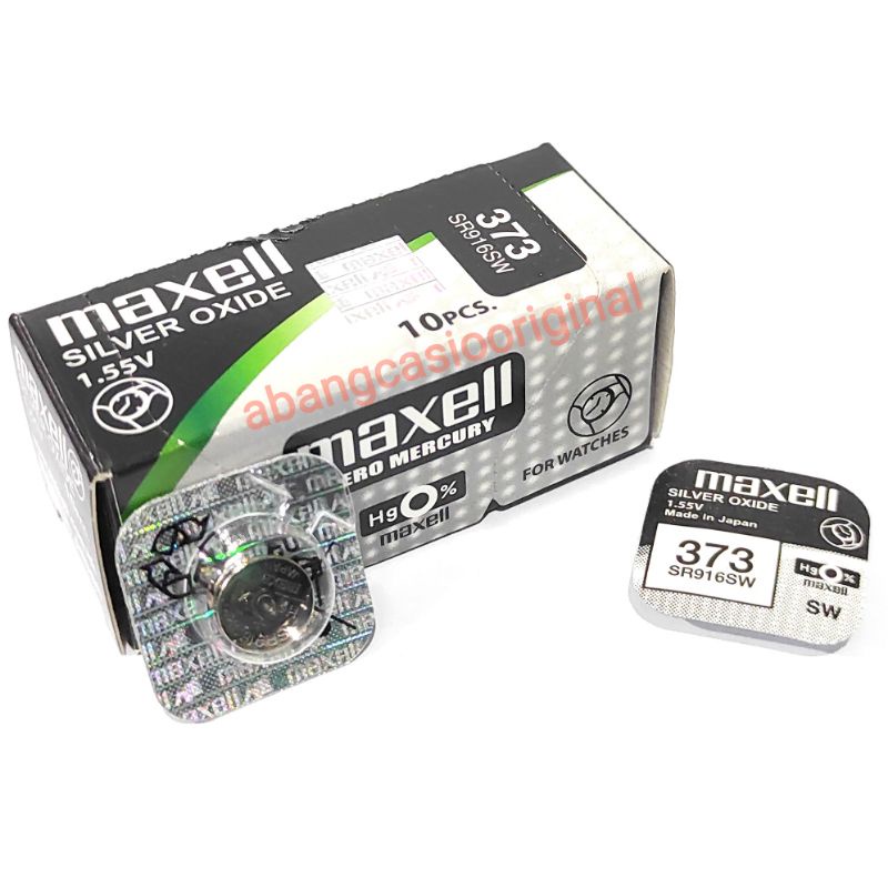 Jual Baterai Maxel 373 394 395 SR916SW SR936SW SR921SW 916 936 921 ...