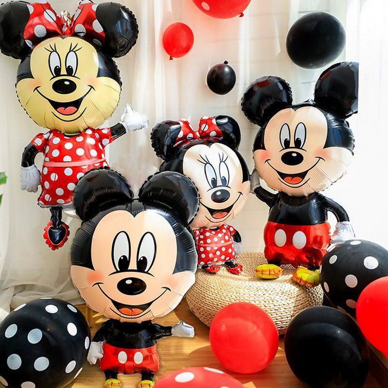 Jual BALON FOIL KARAKTER MICKEY MOUSE MINNIE MOUSE / PERLENGKAPAN ULANG ...