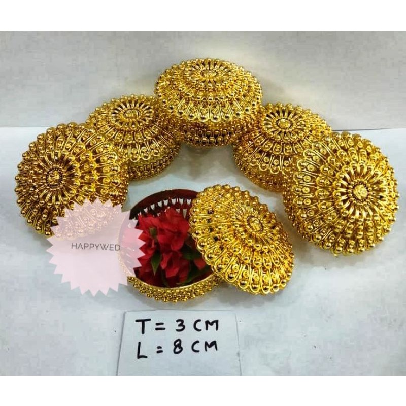 Jual Tempat Bunga Rampai/ Kotak Sirih Pinang/ Kotak Cincin | Shopee ...