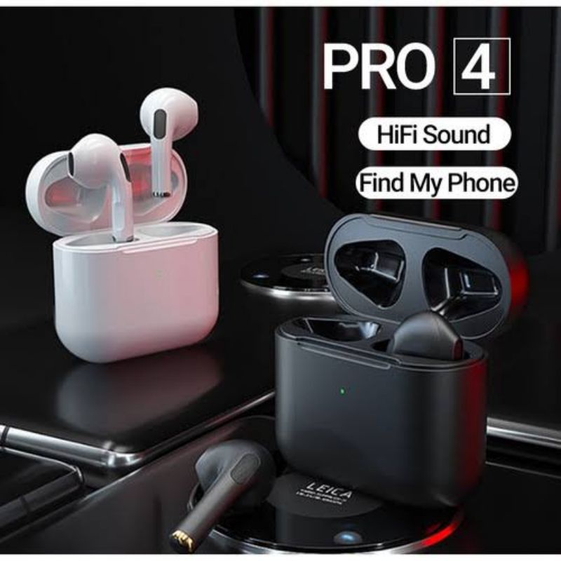 Jual Headset Bluetooth TWS Airpods Pro 4 | Shopee Indonesia