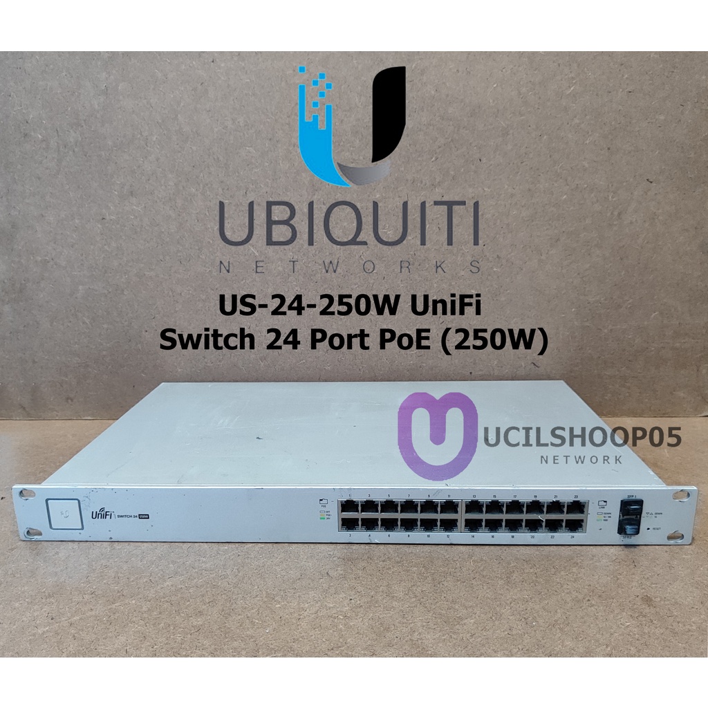 Jual Ubiquiti Unifi Switch 24 Port POE 250W US-24-250W | Shopee Indonesia