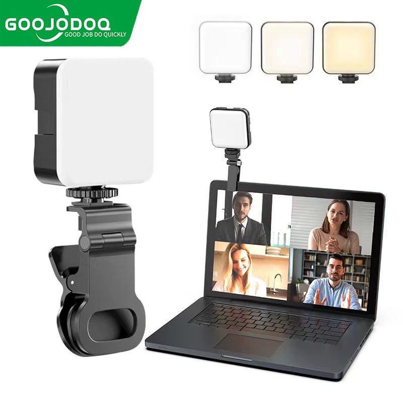 Jual Goojodoq Selfie light portable Clip Fill Light LED Video Light ...