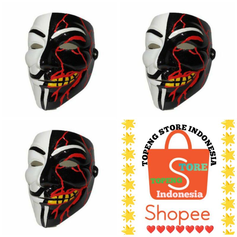 Jual topeng hacker larva gk viral topeng store | Shopee Indonesia