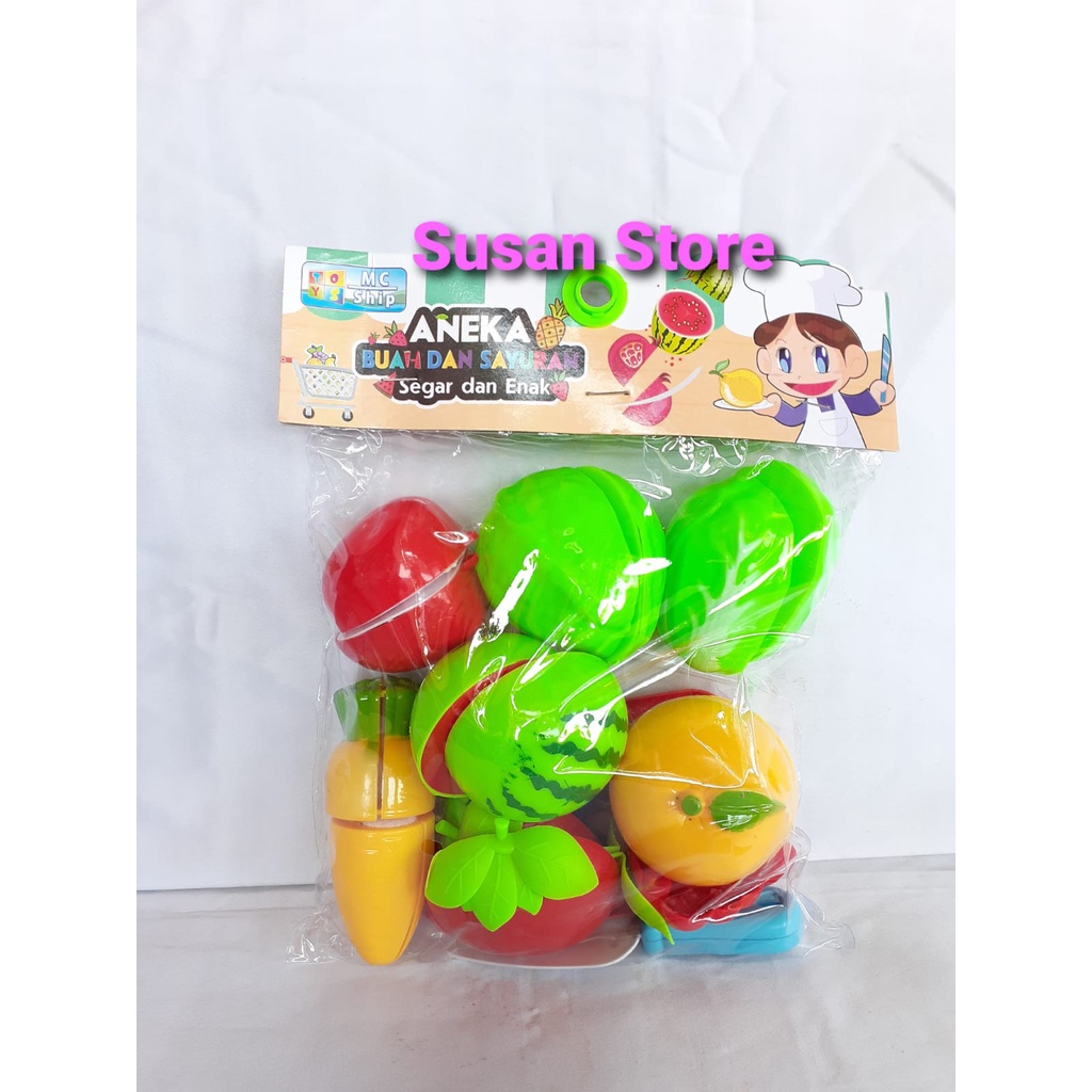Jual Mainan anak Aneka Buah dan Sayuran | Shopee Indonesia