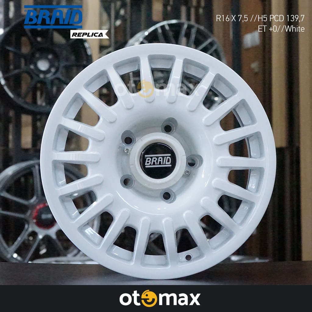 Jual Velg Mobil Braid F-Brd Ring 16 White | Shopee Indonesia
