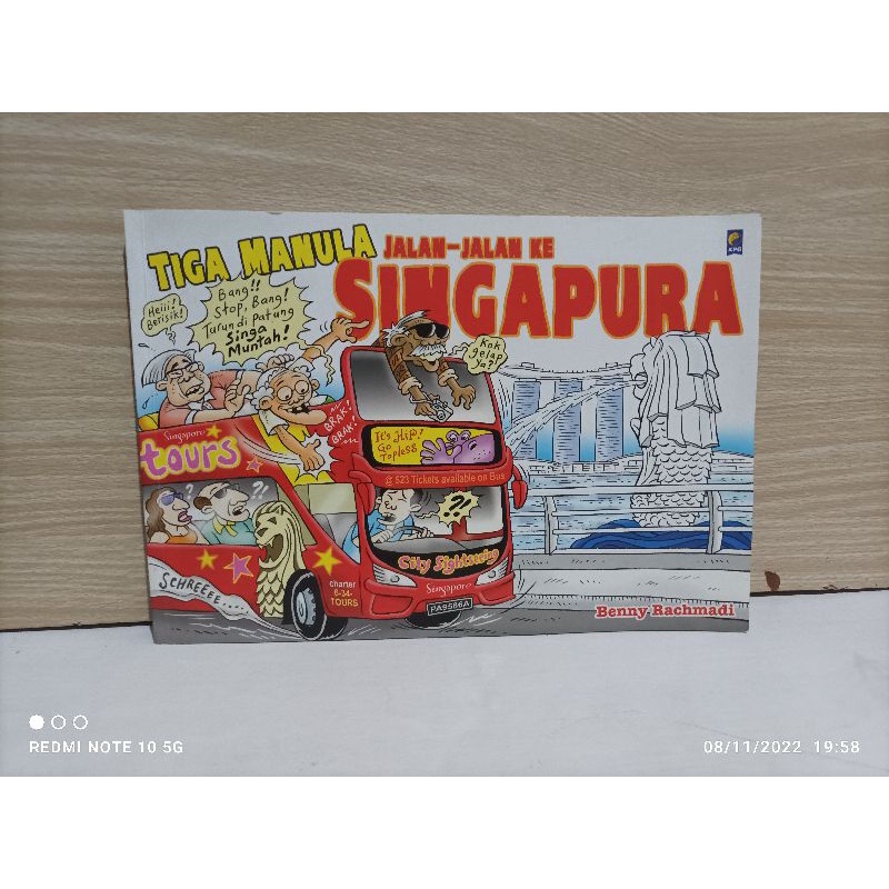 Jual Komik Tiga Manula Jalan-jalan Ke Singapura By Benny Rachmadi ...