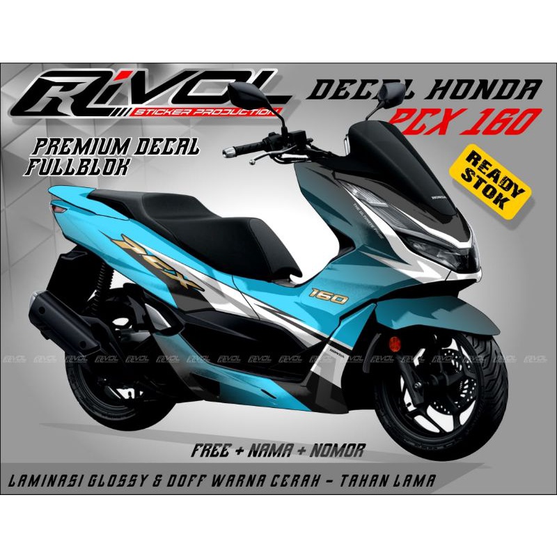 Jual STIKER VARIASI DECAL FULLBODY HONDA PCX 160/150 MOTIF GRAFIS ...