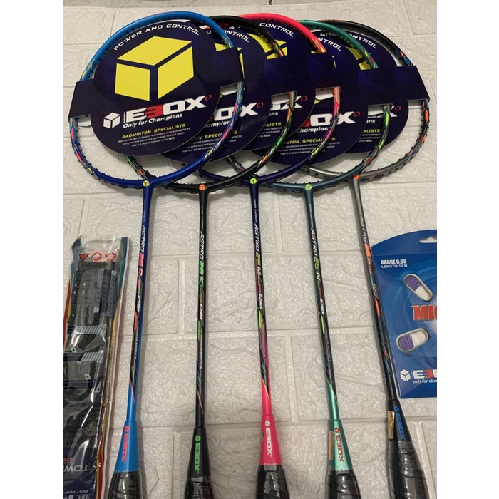 Jual Raket Badminton Ebox Astro 26 Krypton Lithium Magma Neon Oxygen ...