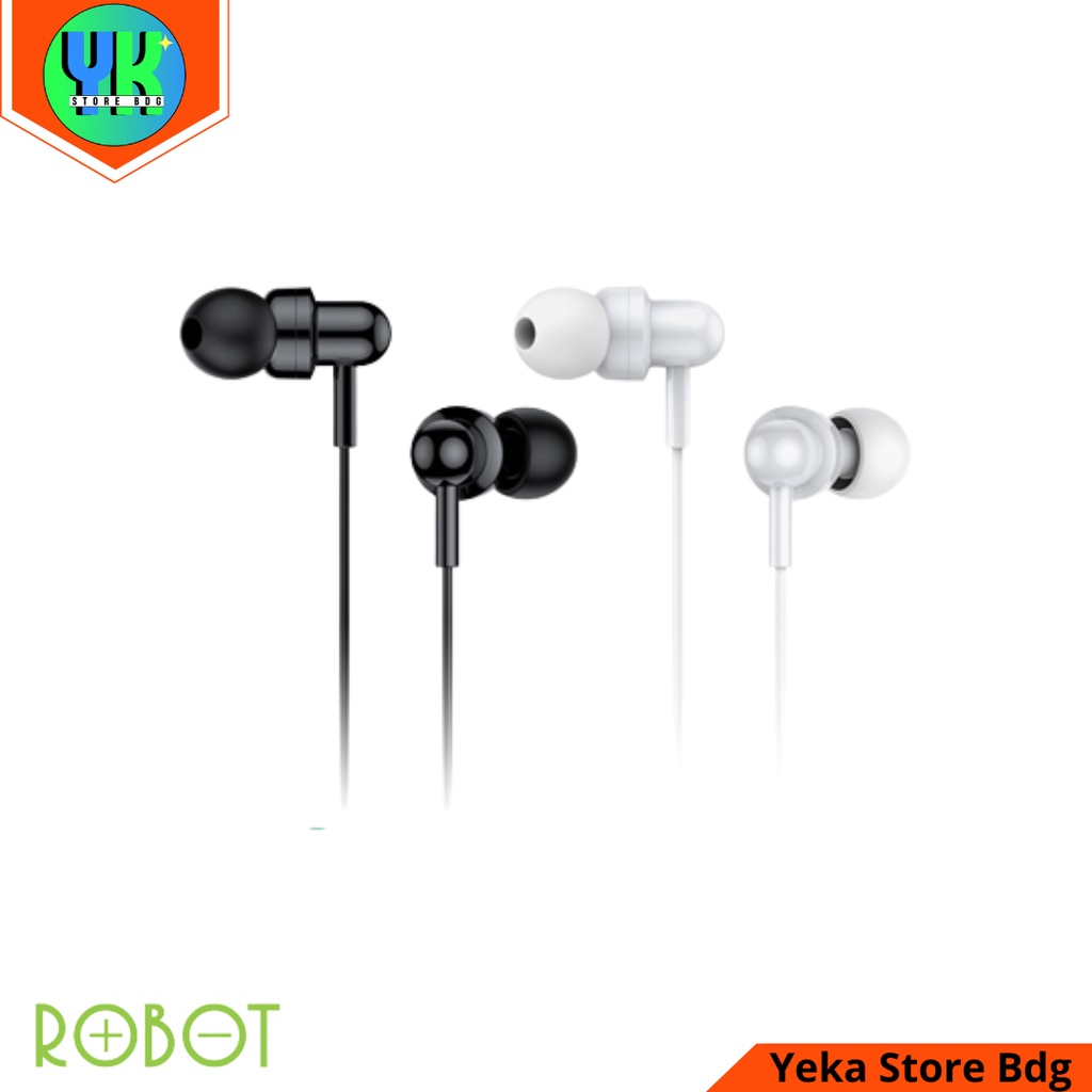 Jual Handsfree Robot RE-20 (Wired Earphone Bass Smartphone Original ...