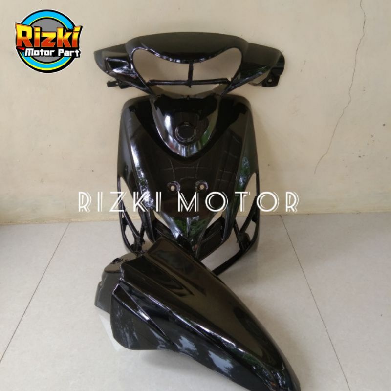 Jual Paketan Body Halus Depan Yamaha Mio Smile Hitam ( 3 Item ...
