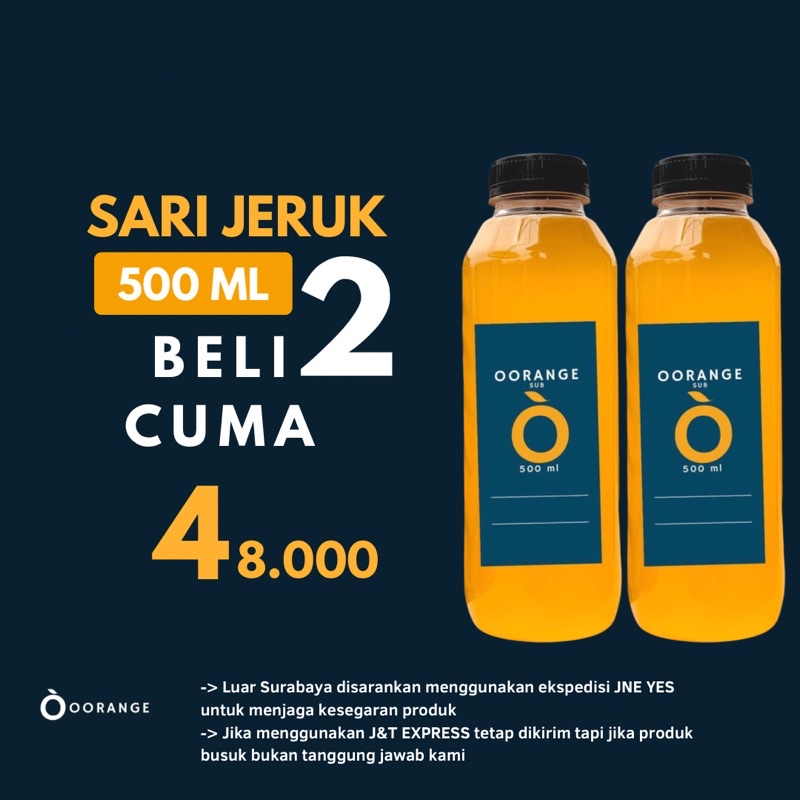 Jual Sari Jeruk Siam Pontianak / Air Jeruk Murni / Pure Orange Juice by ...