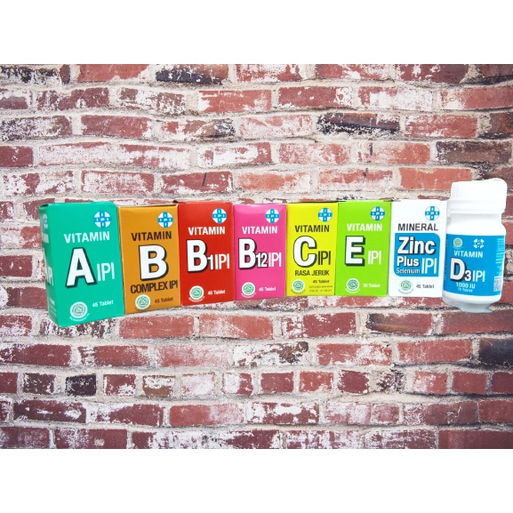 Jual VITAMIN/IPI A//IPI B COMPLEX//B1//B12//C IPI | Shopee Indonesia