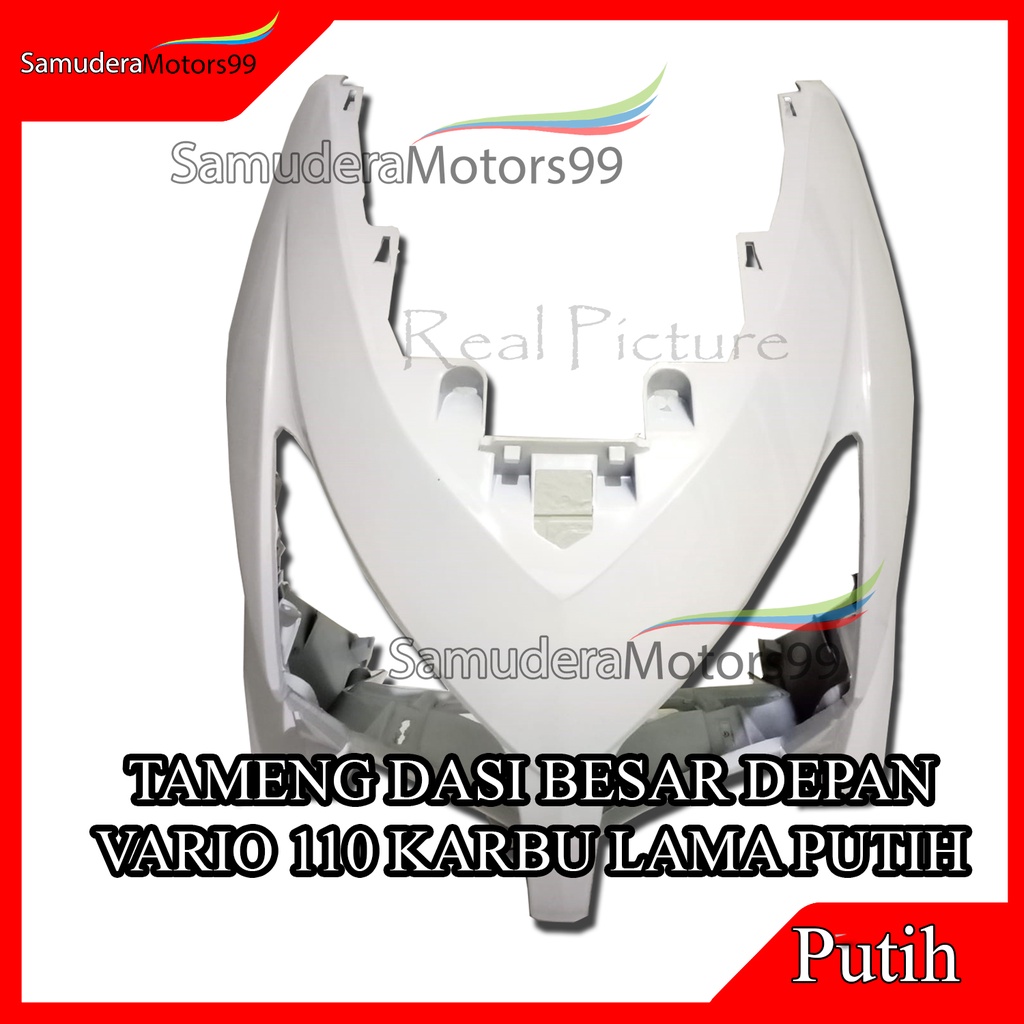 Jual PANEL TAMENG DASI BESAR DEPAN VARIO 110 KARBU LAMA PUTIH | Shopee ...