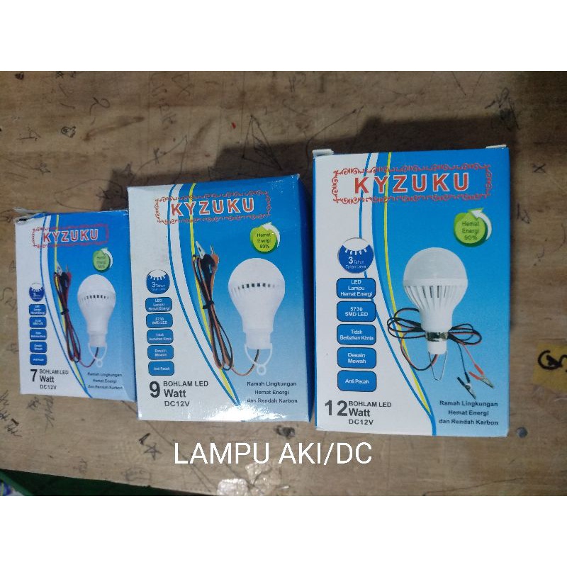 Jual LAMPU LED DC AKI ACCU 12V MODEL BULB DAN CAPSULE 3W 5W 7W 10W 15W ...