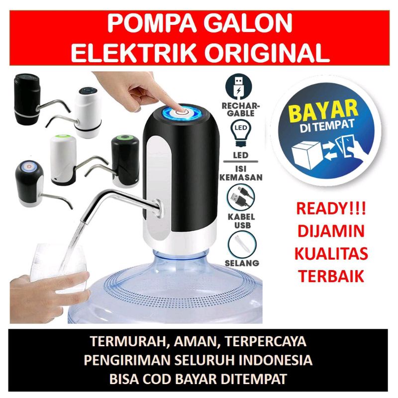 Jual Pompa Galon Elektrik Recharge Dispenser Air Galon Charge Dispenser ...