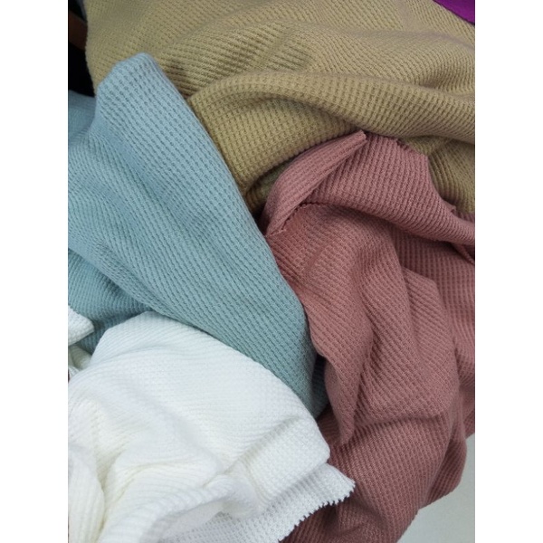 Jual kain knit wafel uniqlo | Shopee Indonesia