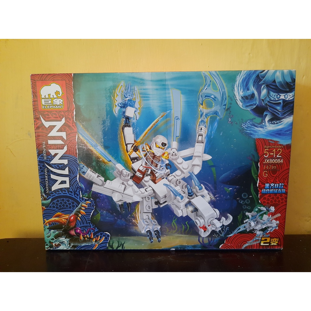 Jual Mainan Brick Ninja Thunder Swordsman JX 80084 G Ninjago Naga ...