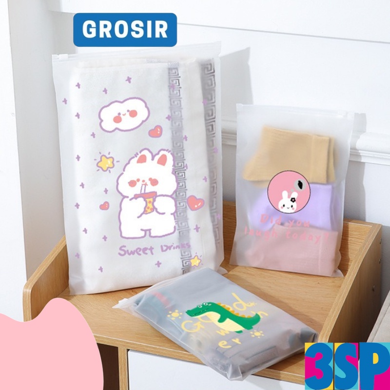 Jual 3SP | SR07 Travel Bag Zipper Lock Pouch Organizer Serbaguna ...