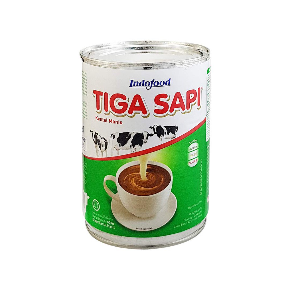 Jual Krimer Kental Manis / Susu Kental Manis / SKM Tiga Sapi 500gr ...