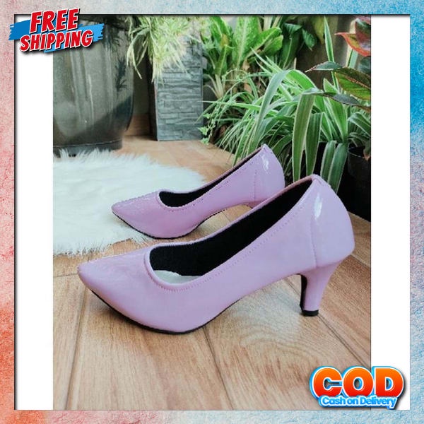 Jual Heel Simple Keren Kekinian Hakhil Pesta Kondangan Hels Cewek Korea ...