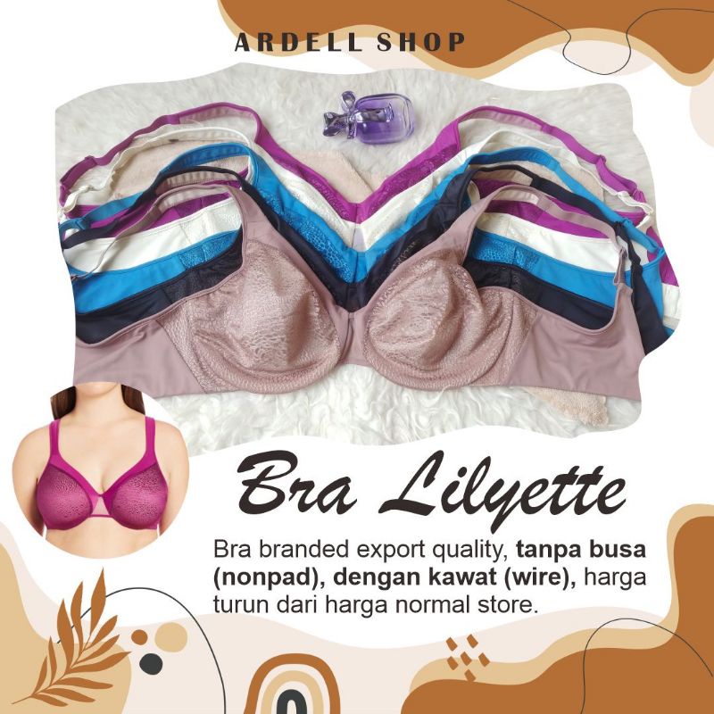 Jual CL LILYETTE BRA WANITA KAWAT TANPA BUSA CUP 40E 40F 42D 42E MOTIF 0473 LAV | Shopee Indonesia