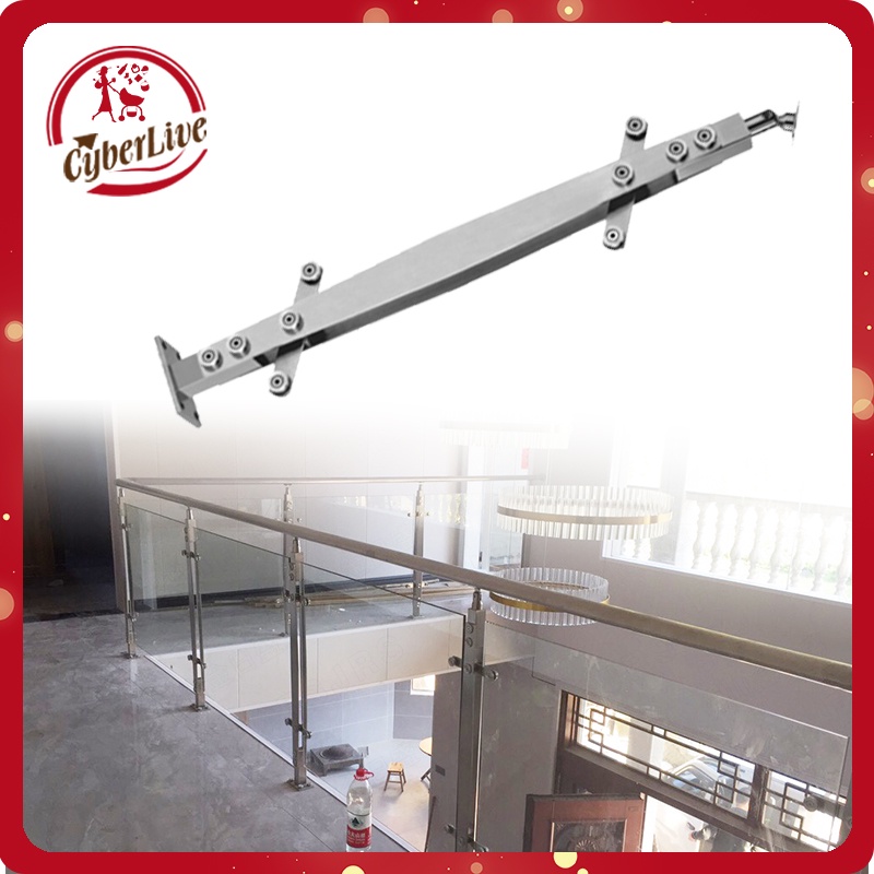 Jual Tiang Railing Tangga Kaca Minimalis Stainless Stainless SUS 201 ...