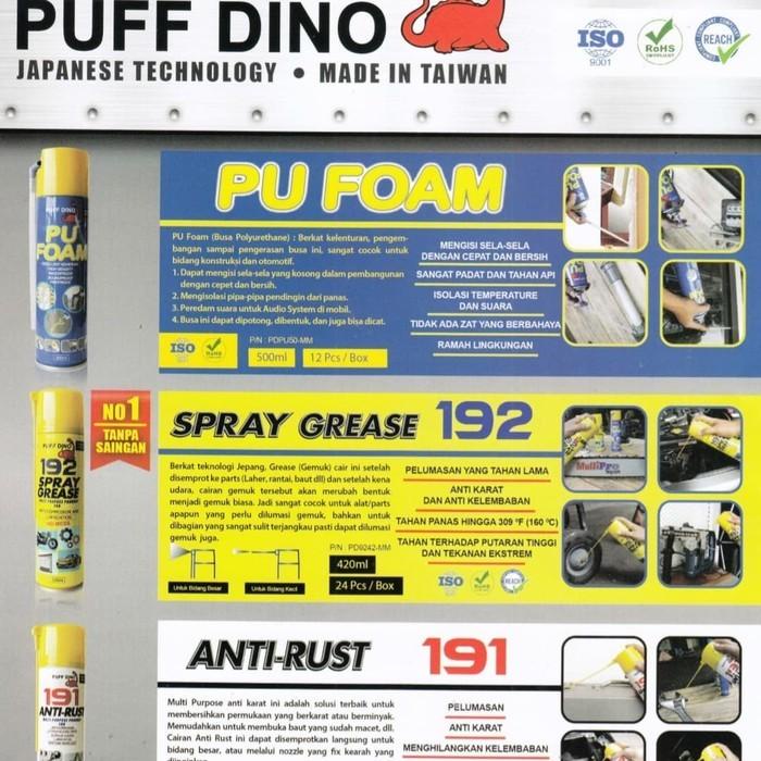 Jual Cairan Busa Puff Dino Pu Foam Polyurethane Foam 500Ml 036 | Shopee ...