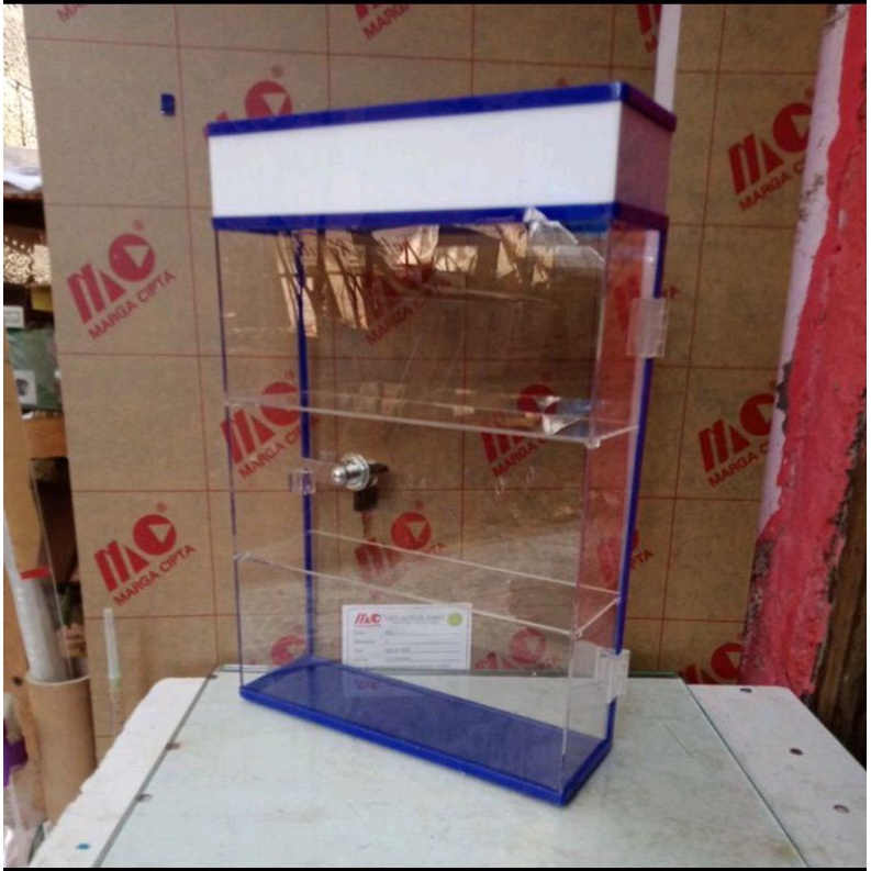 Jual Etalase Akrilik Dengan Laci dan Kunci | Shopee Indonesia