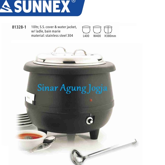 Jual SUNNEX SOUP WARMER PENGHANGAT SUP 10ltr 81328 | Shopee Indonesia