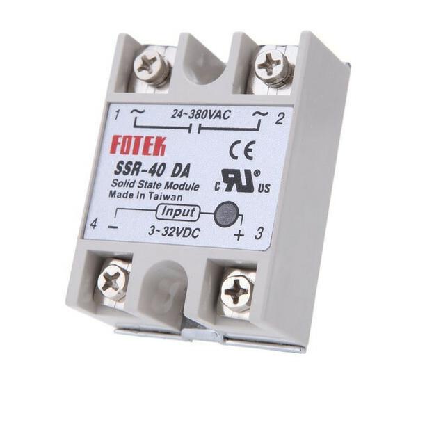 Jual Solid state relay Fotek SSR 40 DA 40A SSR40DA SSR 40DA DC control AC | Shopee Indonesia