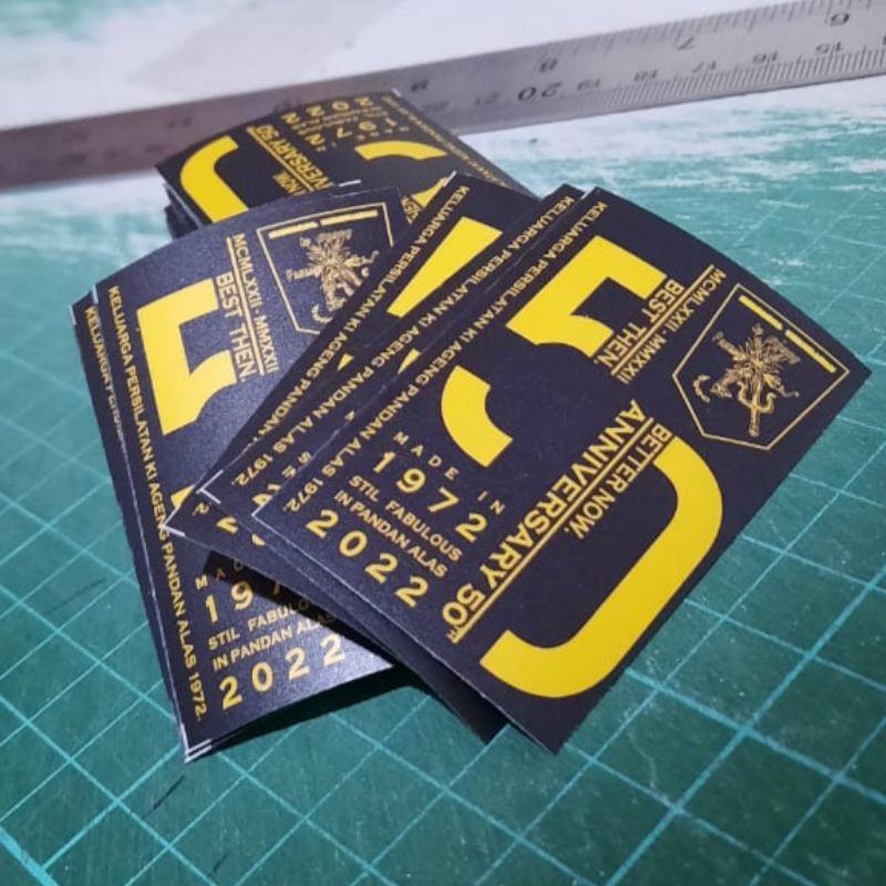 Jual Stiker Special 5 Dekade Keluarga Persilatan Ki Ageng Pandan Alas ...