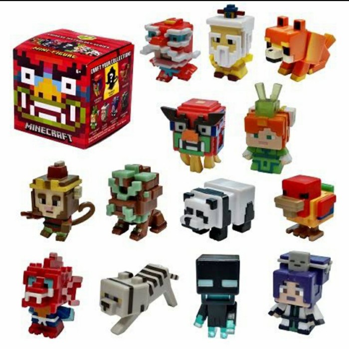 Jual minecraft chest series 3 mystery chest | Shopee Indonesia