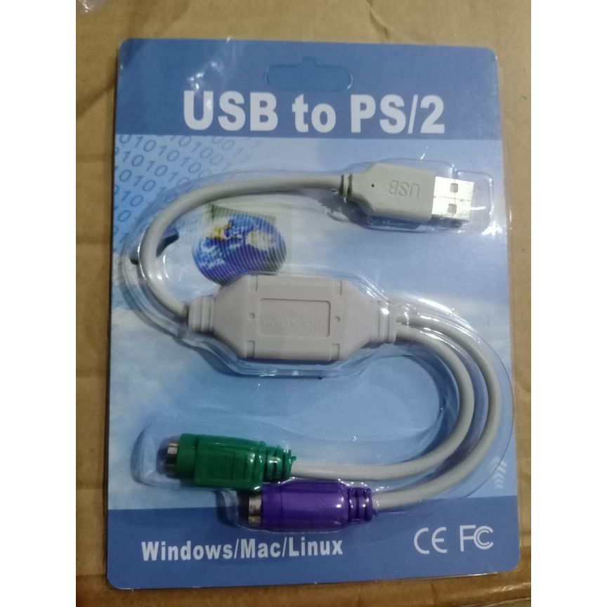 Jual Converter Usb To Ps2 Keyboard Mouse / Kabel ps2 | Shopee Indonesia