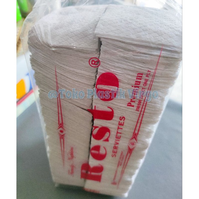 Jual Tisu / Tissue Makan Resto T-Soft Belah Dua - Isi 500 Lembar ...
