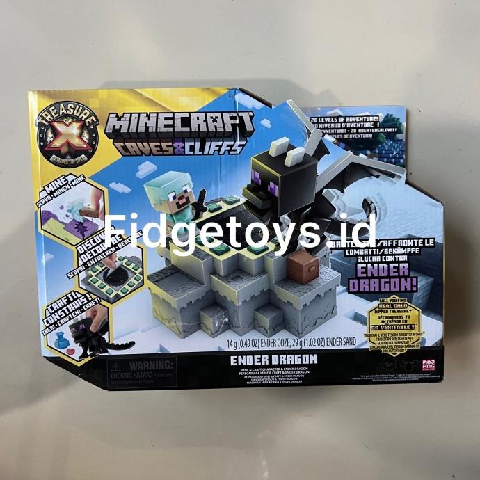 Jual Treasure X Minecraft Caves & Cliffs Ender Dragon Playset | Shopee ...