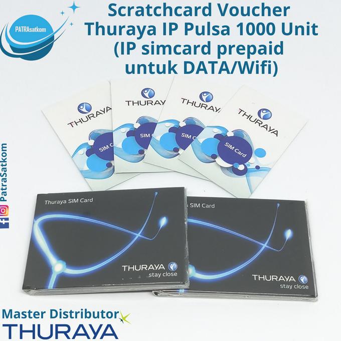 Jual Kartu Voucher IP DATA Pulsa Thuraya WiFi 1000 Unit Modem Satelit ...