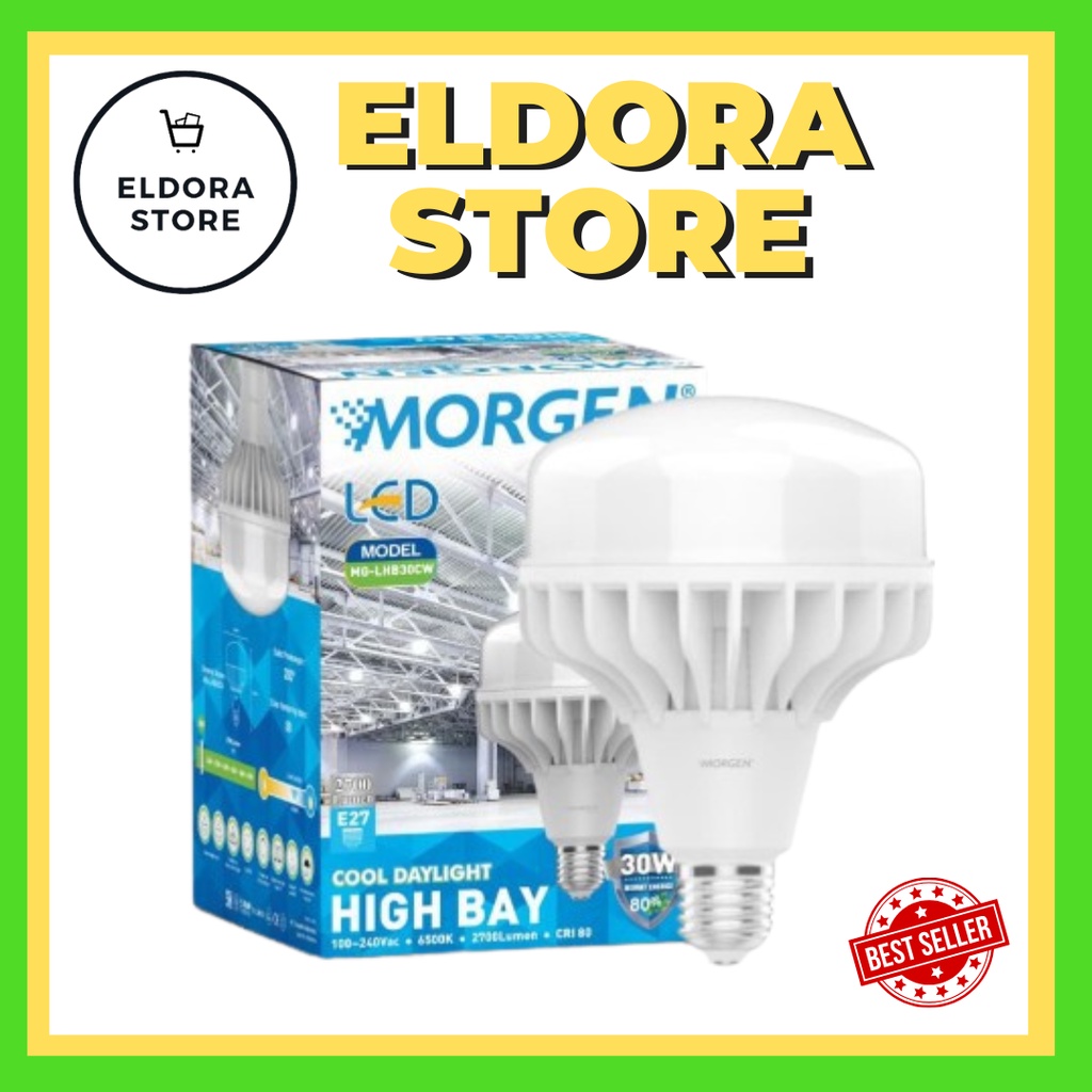 Jual LAMPU LED MORGEN LEGEND MG-LHB30CW 30W | COOL DAYLIGHT | LAMPU ...